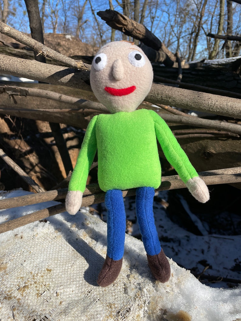 Baldi Basics Plush Toy, Baldi Handmade Soft Toy, Teacher Baldi ...