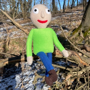 Baldi Basics Plush Toy, Baldi Handmade Soft Toy, Teacher Baldi ...