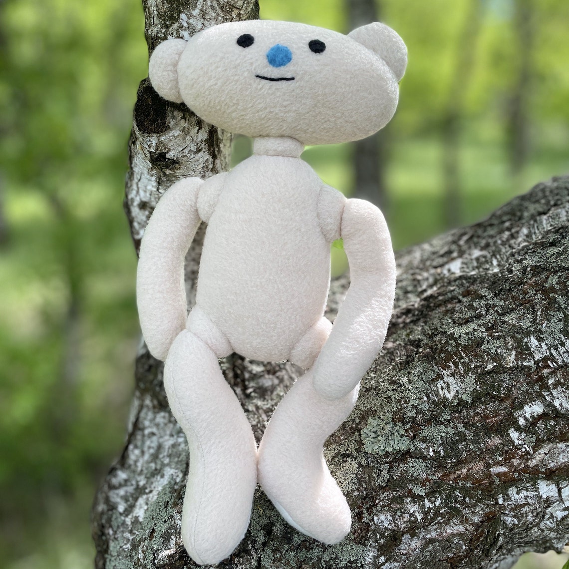 BEAR Alpha Plush Handmade Toy Bear Alpha Soft Doll Alpha Horror Bear ...