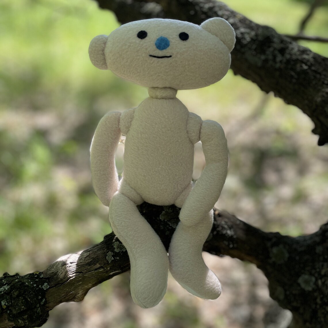 BEAR Alpha Plush Handmade Toy Bear Alpha Soft Doll Alpha Horror Bear ...