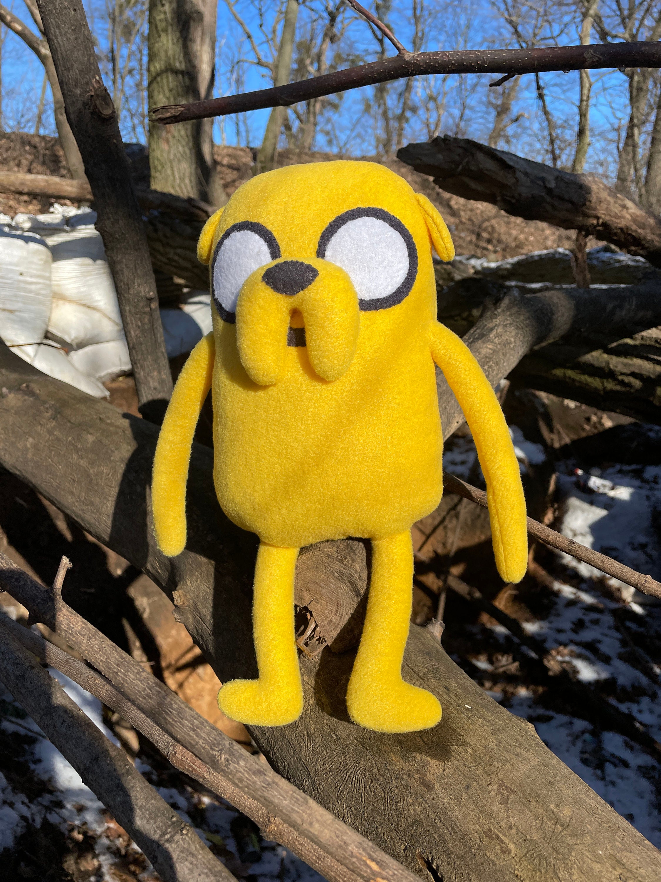 Jake the Dog Plush Toy Jake the Dog Soft Toy Handmade Sizes - Etsy ...