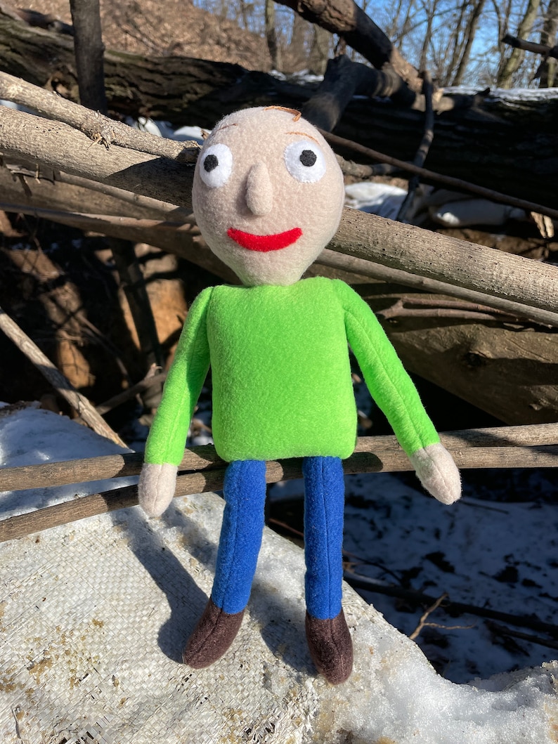 Baldi Basics Plush Toy, Baldi Handmade Soft Toy, Teacher Baldi ...