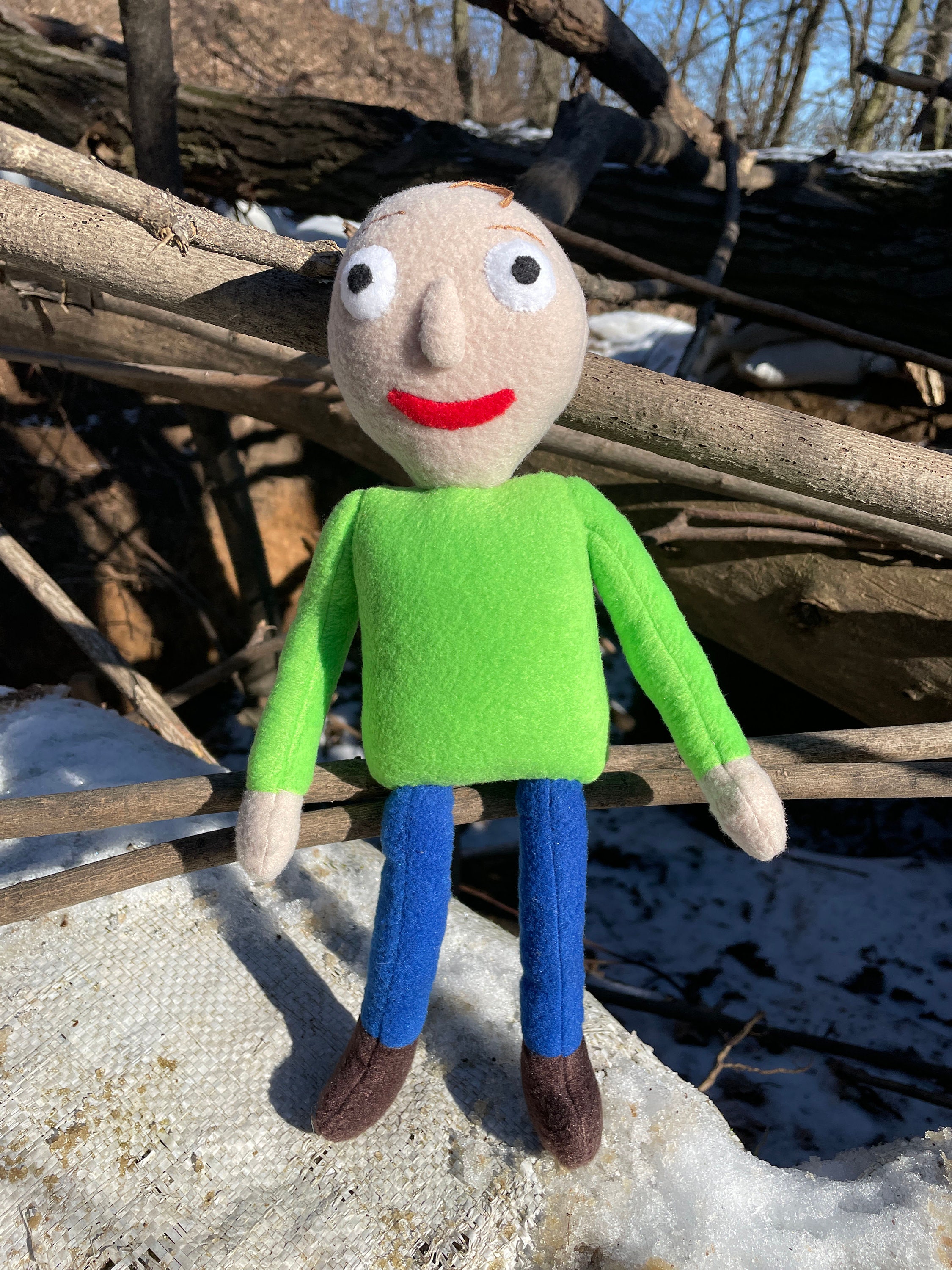 Baldi Basics Plush Toy, Baldi Handmade Soft Toy, Teacher Baldi ...
