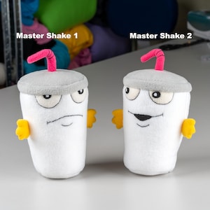 Master Shake Plush - Aqua Teen Hunger Force Inspired, Handmade Soft Toy ...
