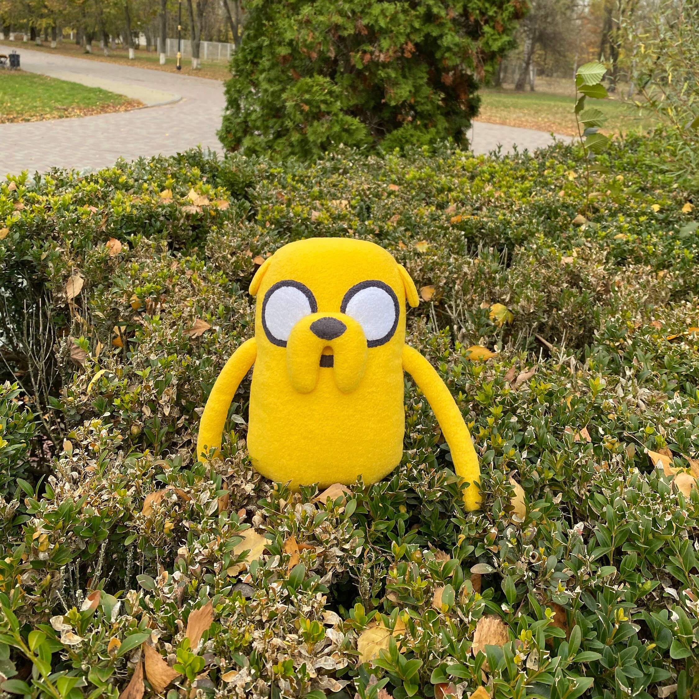 Jake the Dog Plush Toy Jake the Dog Soft Toy Handmade Sizes - Etsy