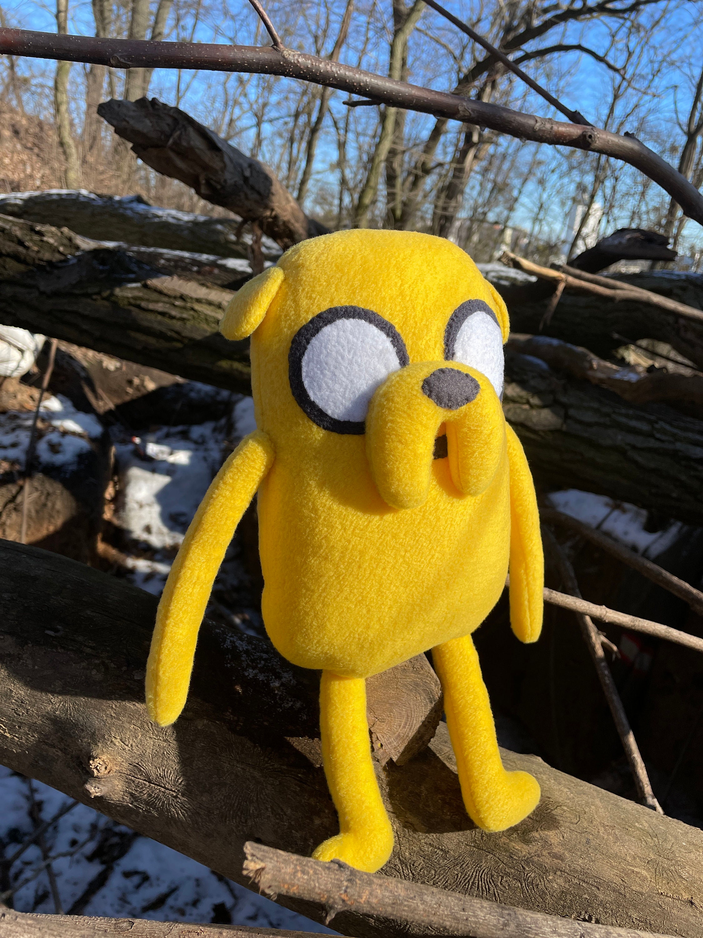 Jake the Dog Plush Toy Jake the Dog Soft Toy Handmade Sizes - Etsy ...