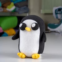 Gunter the Penguin Adventure Time Plush Toy Handmade Crochet Cartoon ...