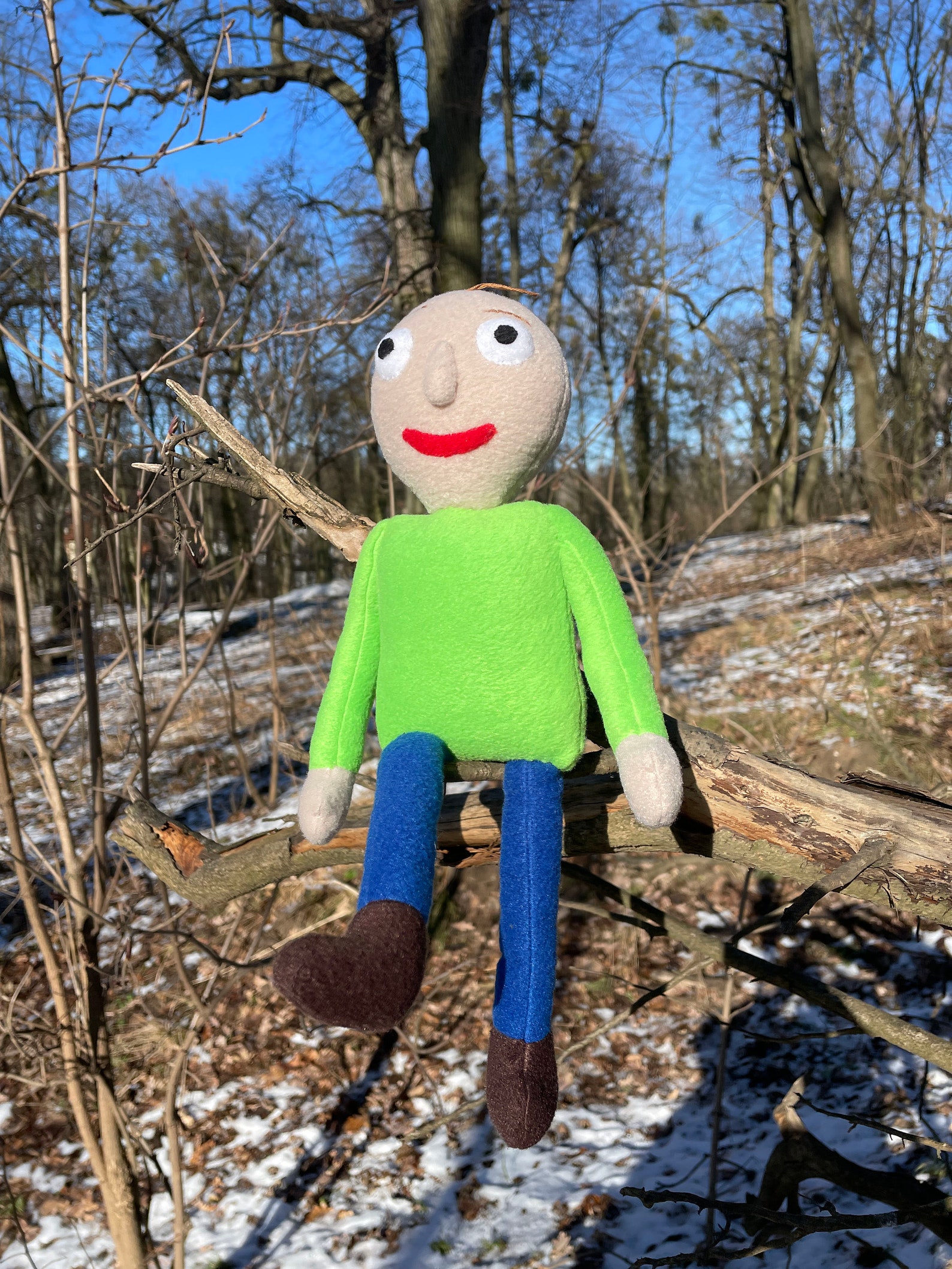 Baldi Basics Plush Toy, Baldi Handmade Soft Toy, Teacher Baldi ...