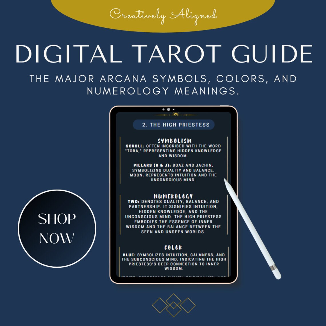 Major Arcana Tarot Study Guide: Symbols, Colors, Numerology (PDF ...