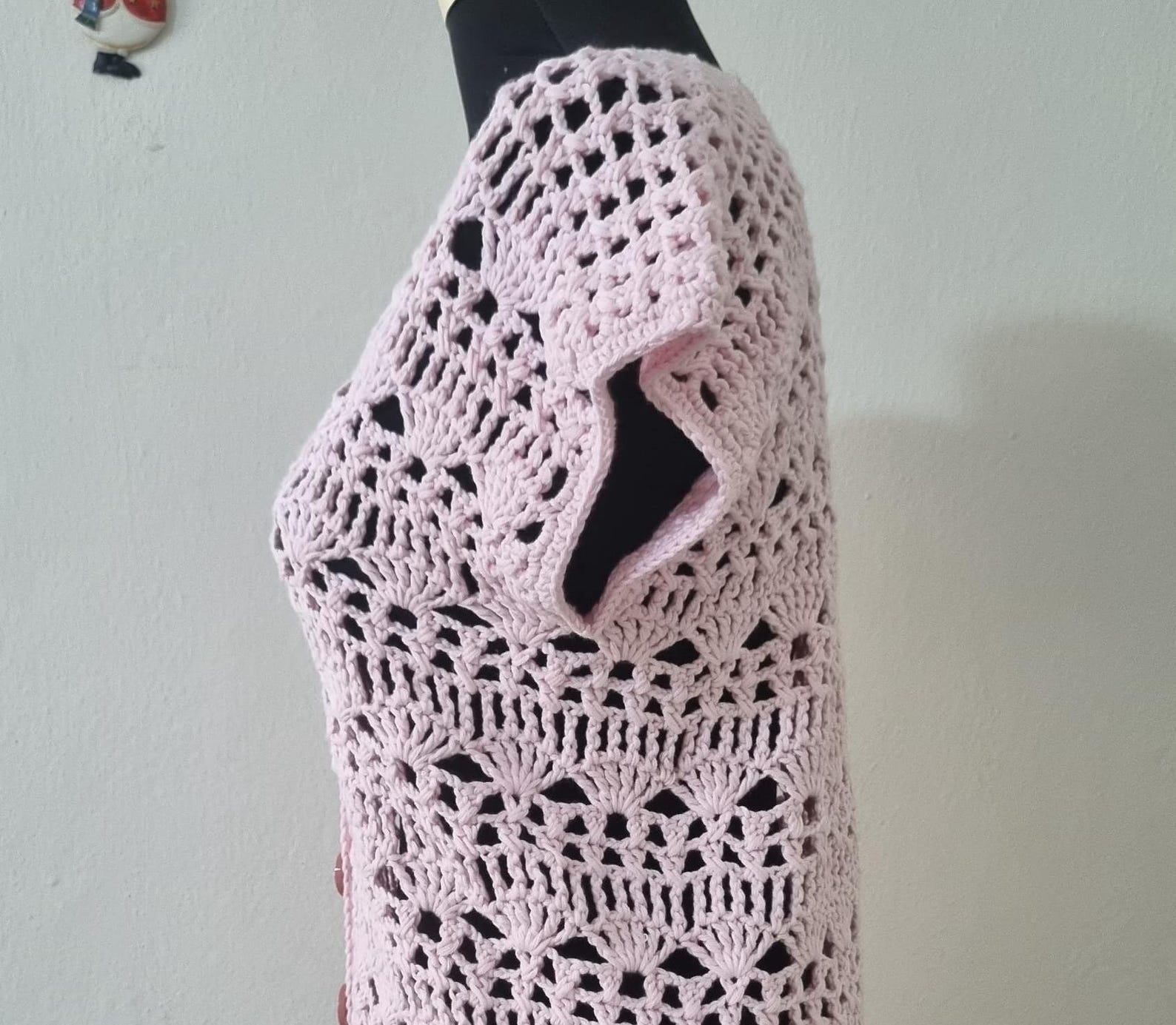 Women Pink West,tasseled Crochet Waistcoat,minimalist Cowgirl Pink Vest ...