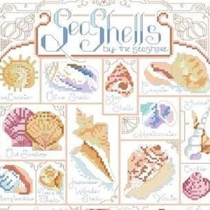 Sea Shells / Sea Shore Counted Cross Stitch Pattern - Etsy