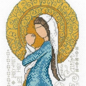 Mother and Child Counted Cross Stitch Pattern - Etsy