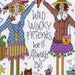 Wacky Friends Counted Cross Stitch Pattern by Imaginating - Etsy