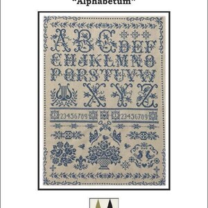 Alphabetum Counted Cross Stitch Pattern - Etsy