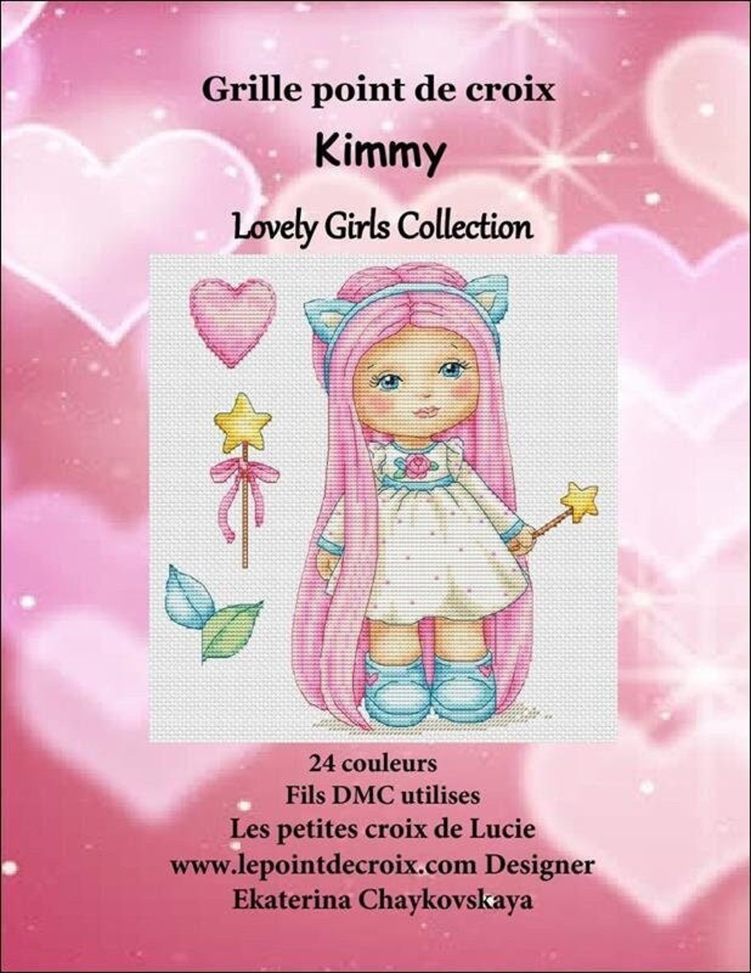 Kimmy Counted Cross Stitch Pattern - Etsy
