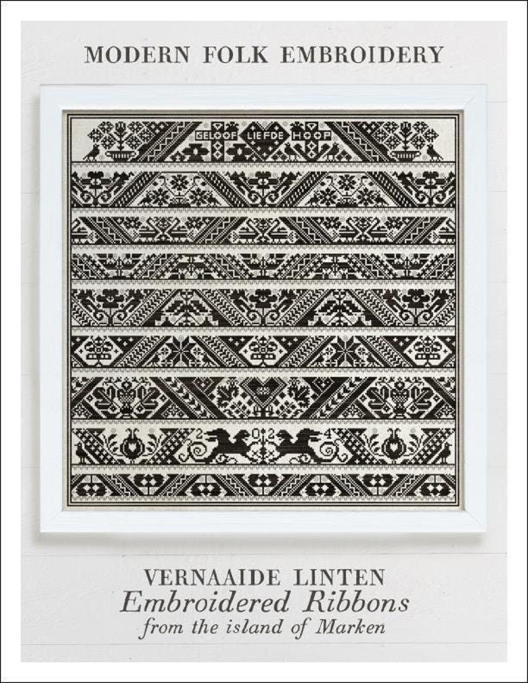 Embroidered Ribbons Counted Cross Stitch Pattern - Etsy