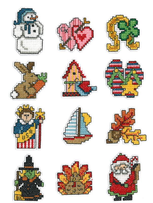 Month by Month Counted Cross Stitch Pattern by Imaginating - Etsy