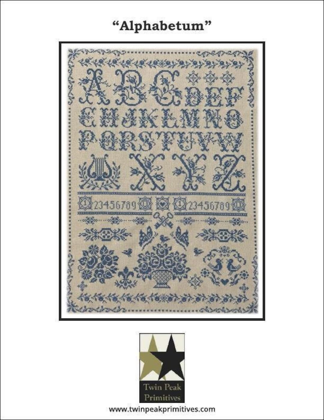 Alphabetum Counted Cross Stitch Pattern - Etsy