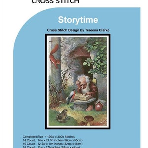 Storytime Counted Cross Stitch Pattern by Artect - Etsy