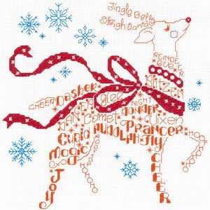 Let's Find Rudolph Counted Cross Stitch Pattern - Etsy