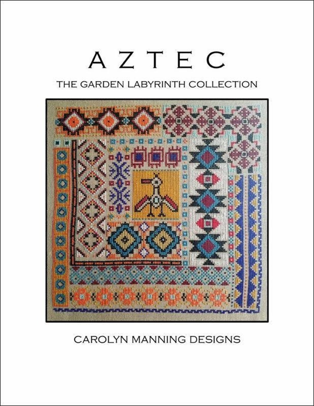 Aztec (garden Labyrinth Collection) Counted Cross Stitch Pattern by ...