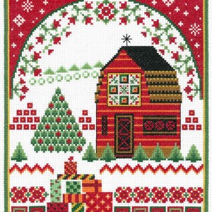 Barn With Holiday Quilts Counted Cross Stitch Choice of Pattern Only or ...