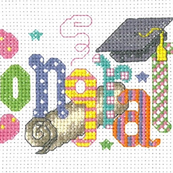 Graduation Counted Cross Stitch - Etsy