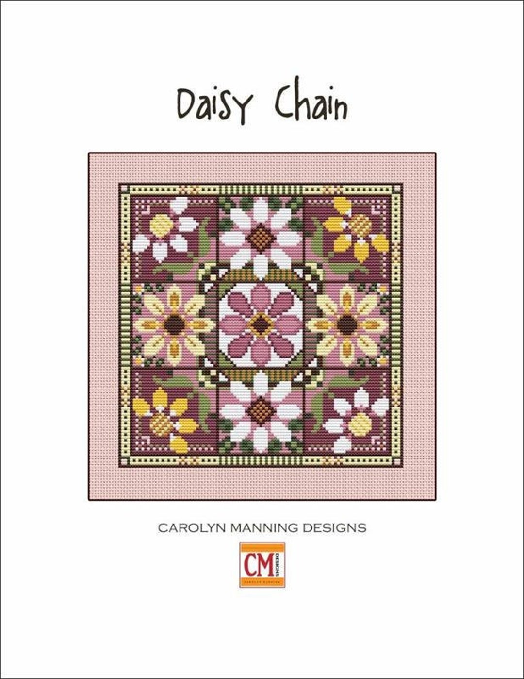 Daisy Chain Counted Cross Stitch Pattern From Carolyn Manning - Etsy