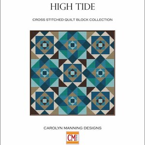 High Tide (quilt Block Collection) Counted Cross Stitch Pattern by Carolyn Manning Designs - Etsy