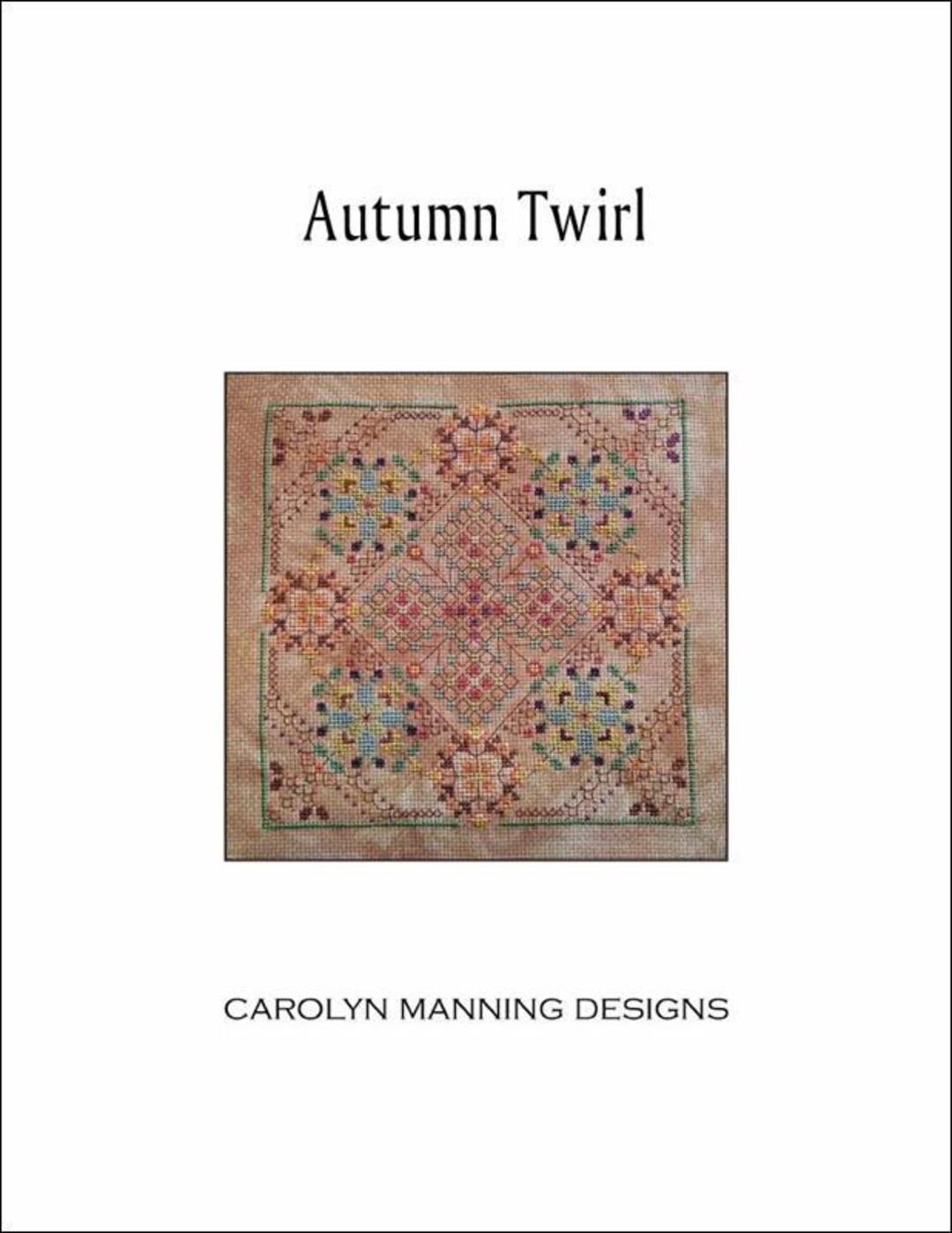 Autumn Twirl Counted Cross Stitch Pattern by Carolyn Manning - Etsy
