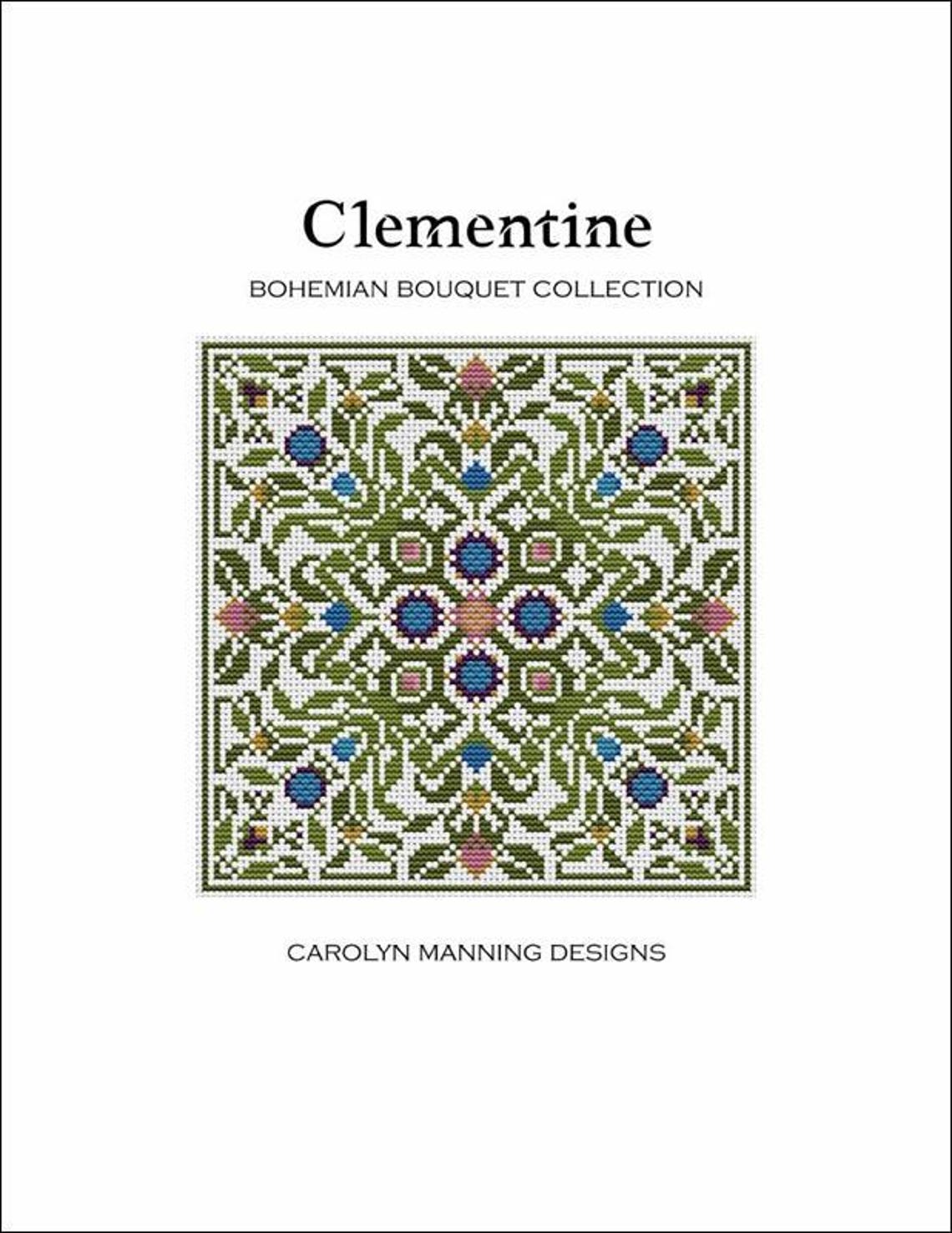 Clementine (boehemian Bouquet Collection) Counted Cross Stitch Pattern ...