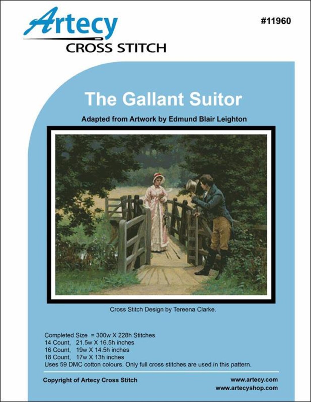 The Gallant Suitor Counted Cross Stitch Pattern - Etsy