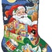 Jolly Old St. Nick Stocking Counted Cross Stitch Pattern - Etsy