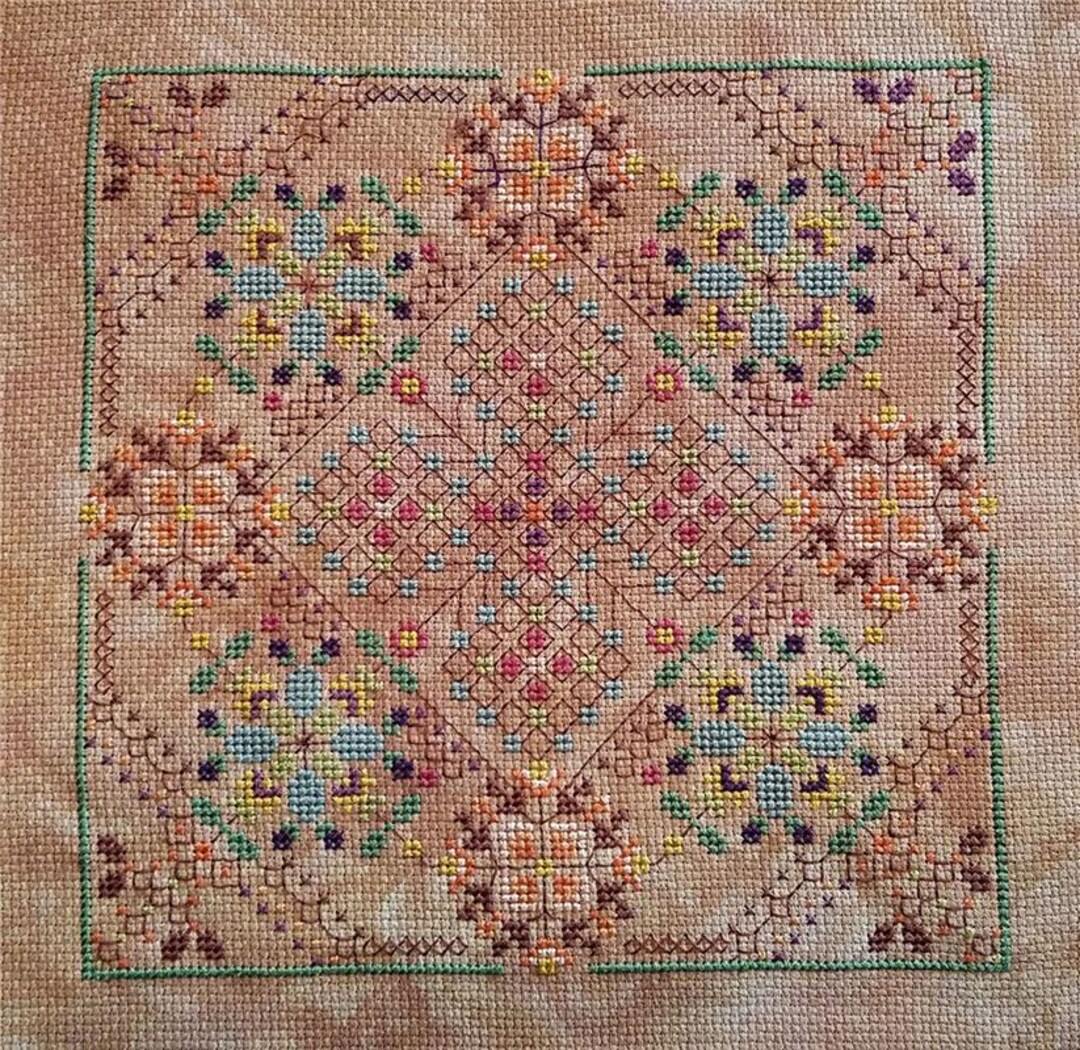 Autumn Twirl Counted Cross Stitch Pattern by Carolyn Manning Designs - Etsy