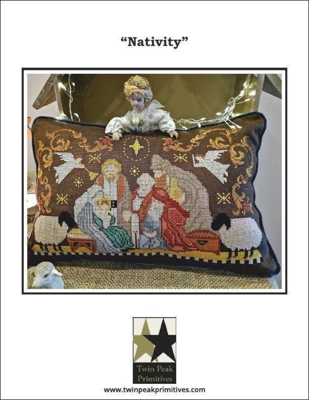 Nativity Counted Cross Stitch Pattern by Twin Peak Primitives - Etsy