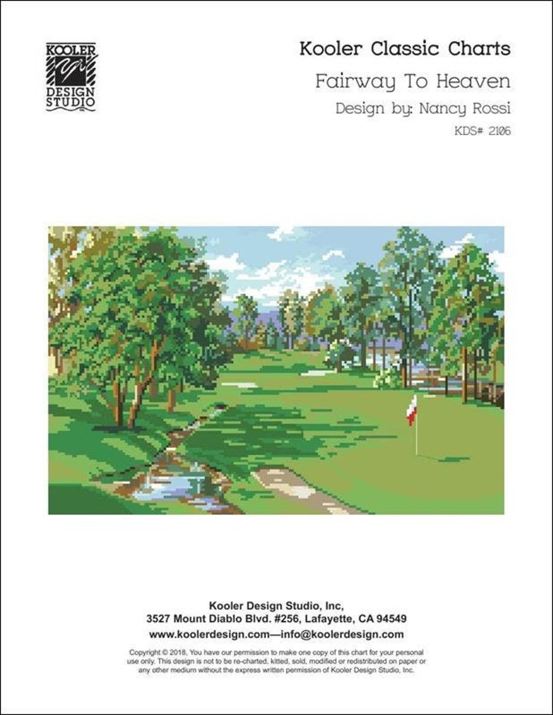 Fairway to Heaven Counted Cross Stitch Pattern - Etsy