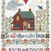 Peace to All Sampler Counted Cross Stitch Pattern by Imaginating - Etsy