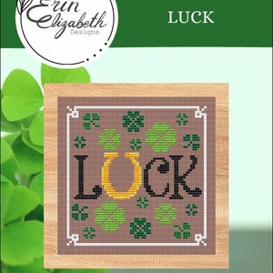 Luck Counted Cross Stitch Pattern - Etsy