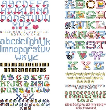 Alphabets and More Counted Cross Stitch Pattern - Etsy