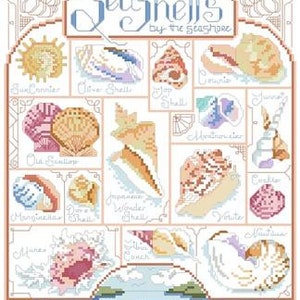 Sea Shells / Sea Shore Counted Cross Stitch Pattern - Etsy