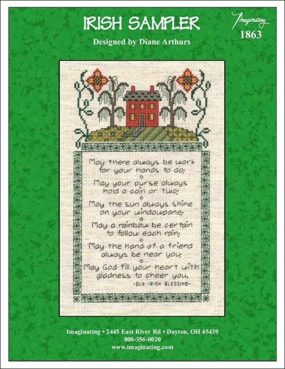 Irish Sampler Counted Cross Stitch Pattern - Etsy