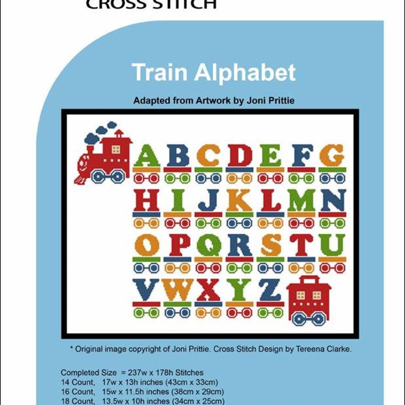 Cross Stitch Train - Etsy