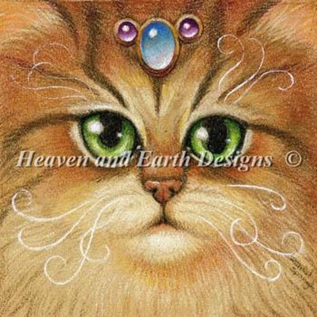 Gigi Counted Cross Stitch Pattern From Heaven and Earth Designs - Etsy