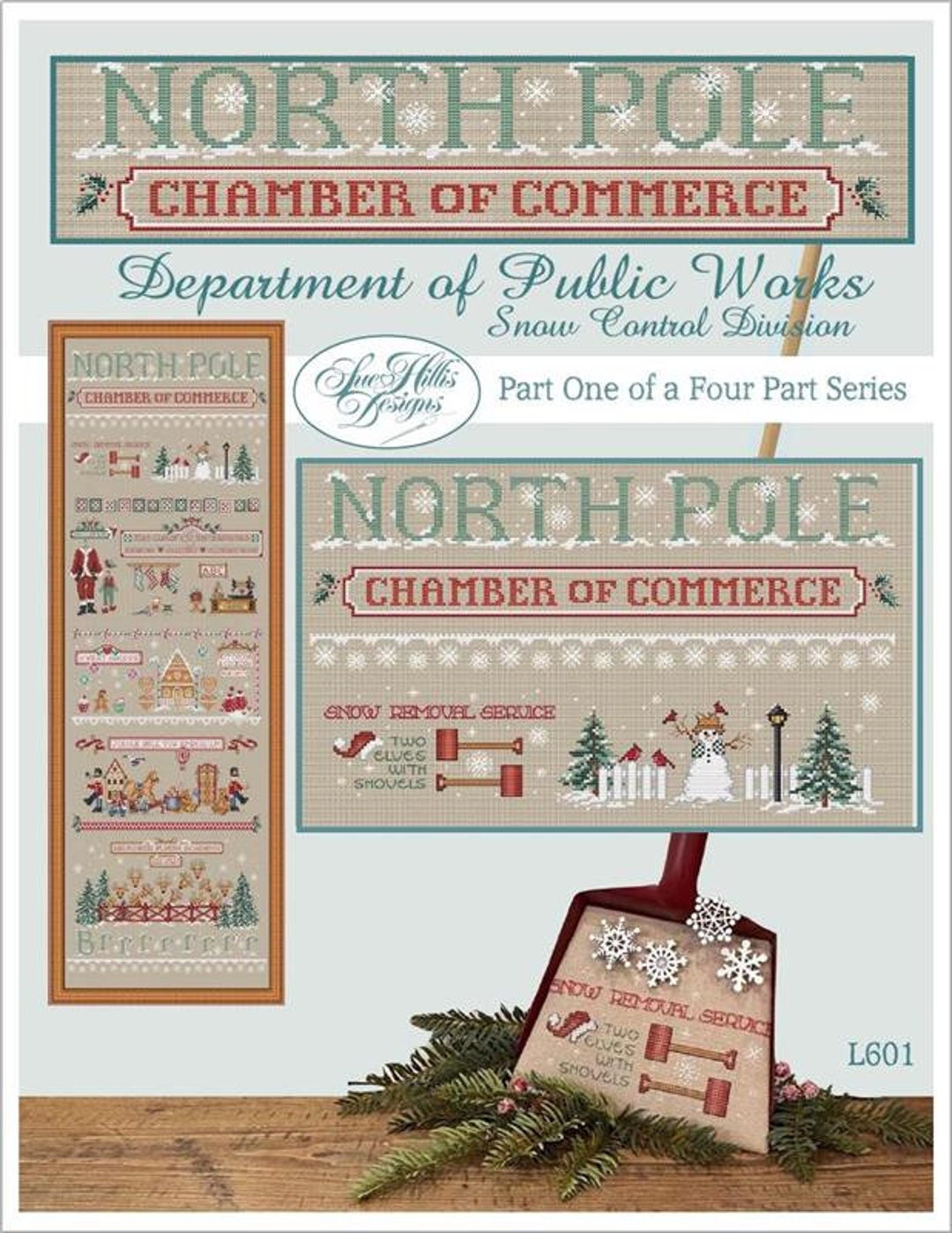 Department of Public Works Snow Control Counted Cross Stitch Sue Hillis ...