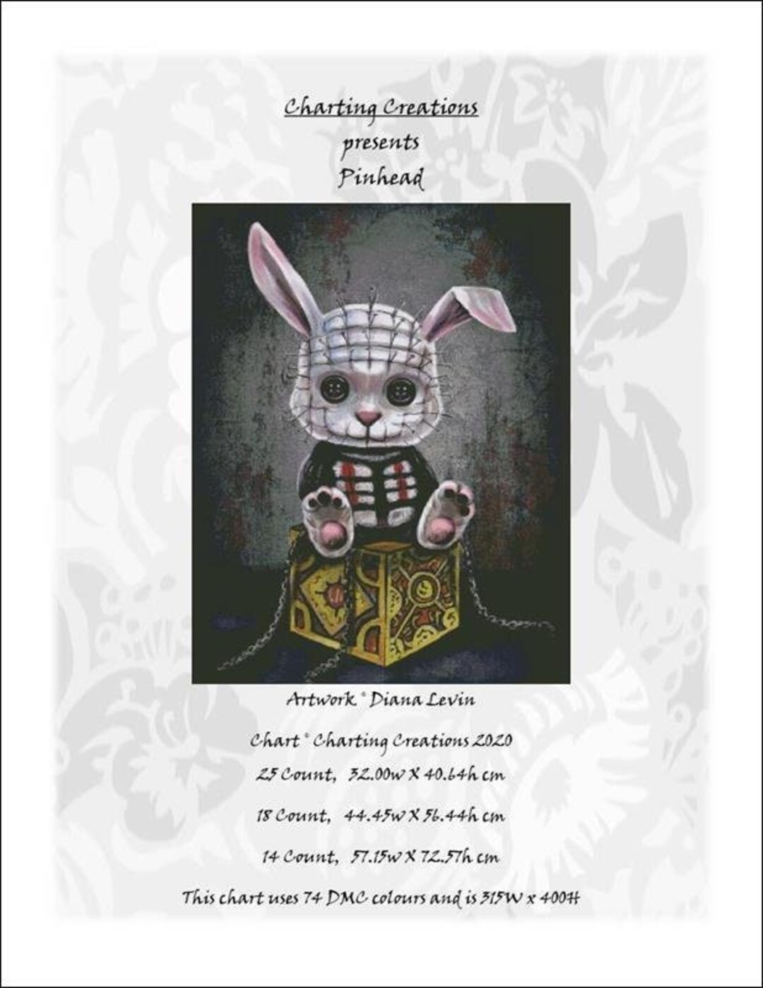 Pinhead Counted Cross Stitch Pattern - Etsy