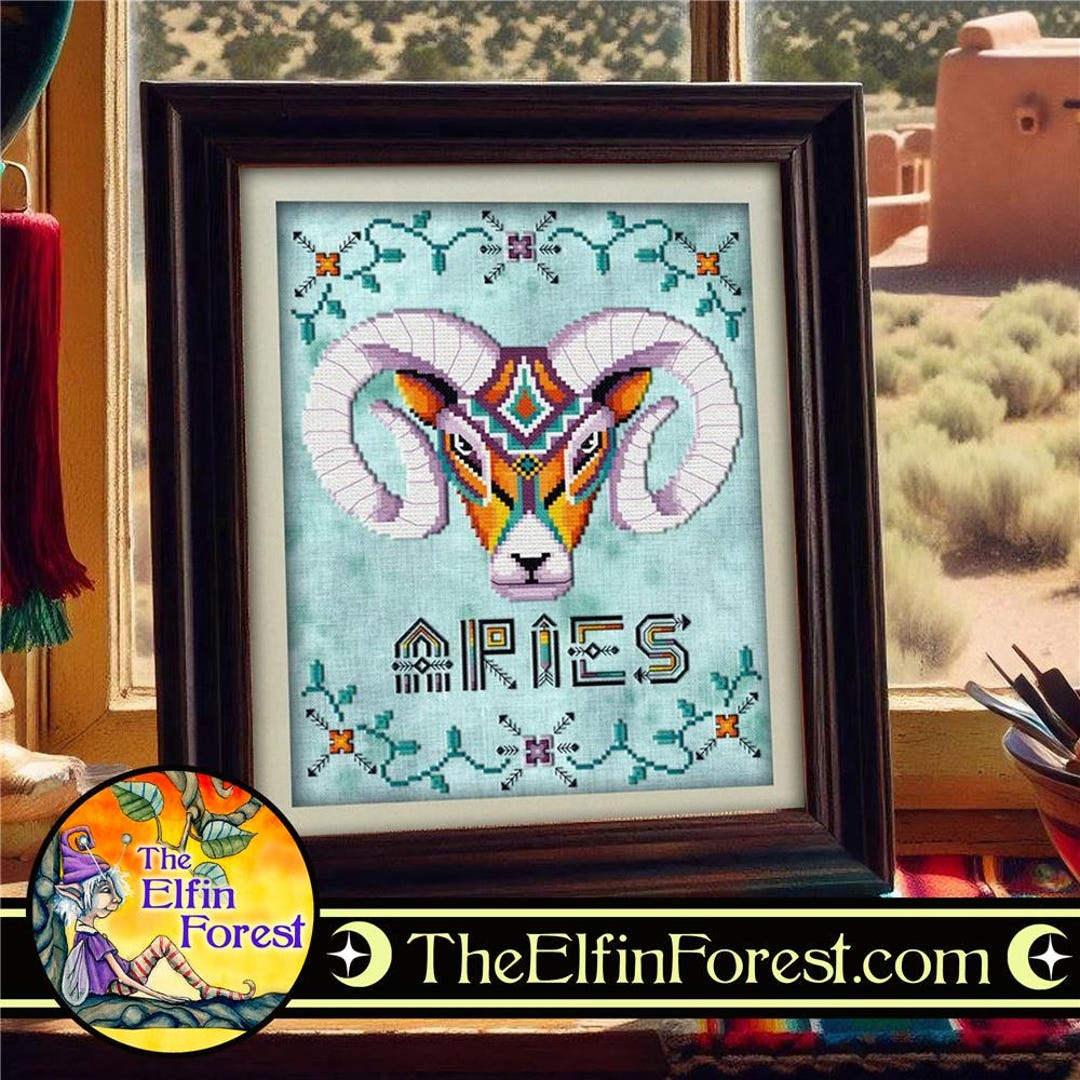 Aires Counted Cross Stitch Pattern by the Elfin Forest - Etsy