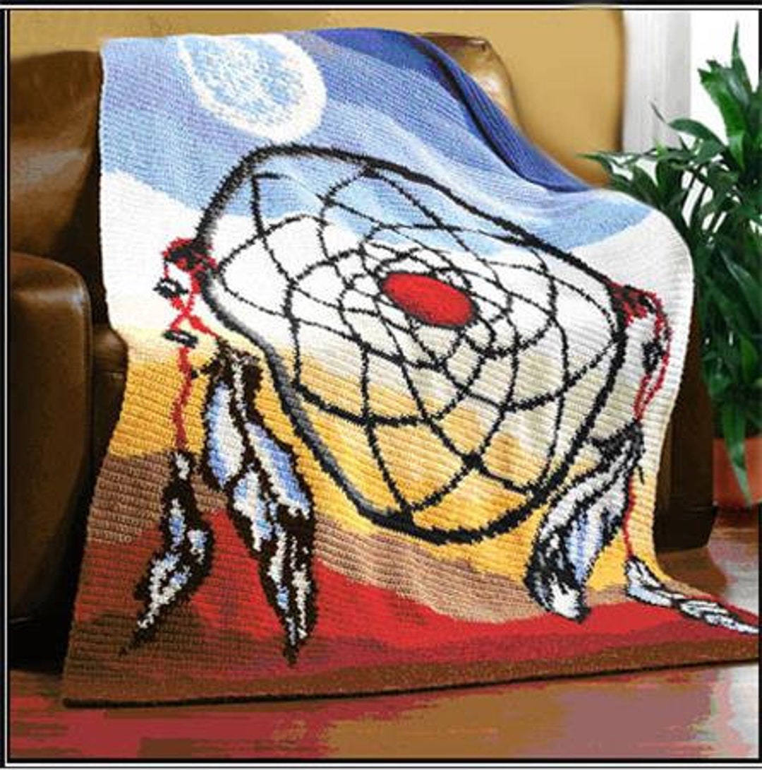 Dream Catcher Single Crochet Afghan Pattern - Etsy