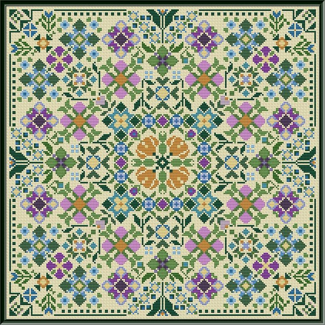 Spring Waltz Counted Cross Stitch Pattern - Etsy