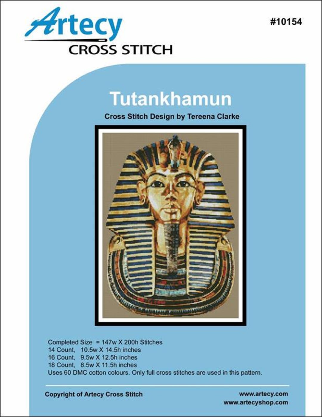 Tutankhamun Counted Cross Stitch Pattern - Etsy