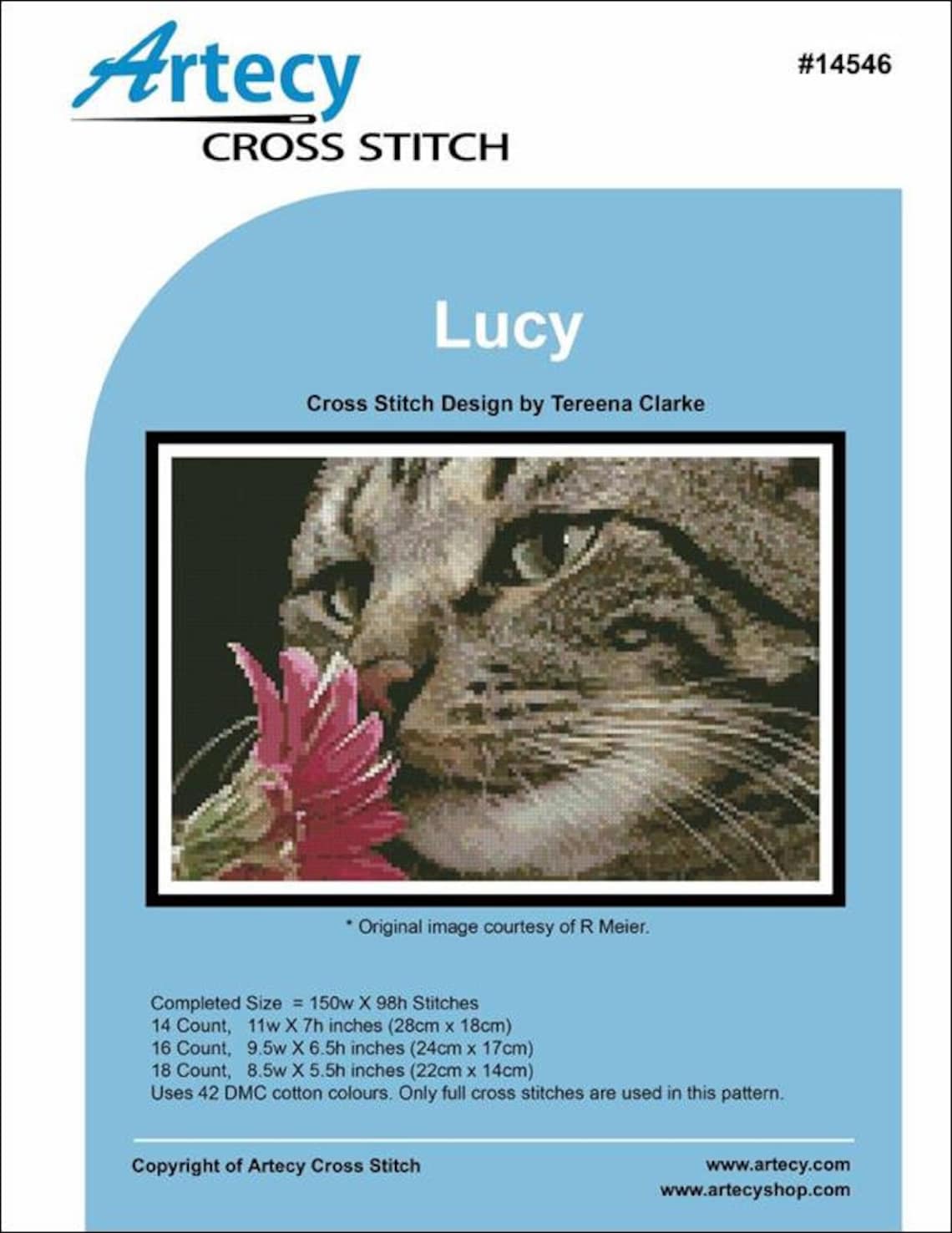 Lucy Counted Cross Stitch Pattern by Artecy - Etsy